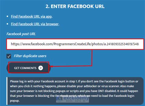 How To Export Facebook Comments To Excel 2 Easy Methods