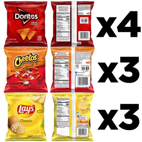 Frito Lay® Classic Mix Chips Variety Pack 10 Pk 1 Oz Fred Meyer