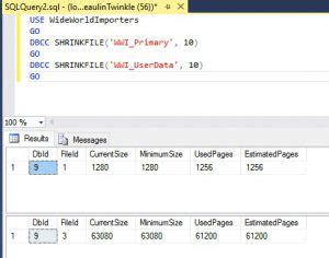 Shrink Database File Mdf In Sql Server My Tec Bits