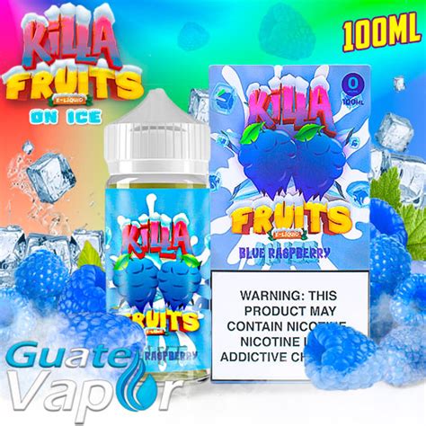 Blue Raspberry On ICE Killa Fruits 100ml GuateVapor
