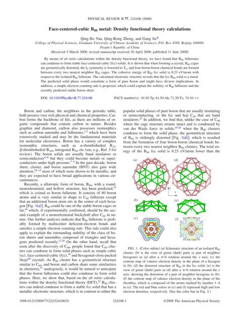 Pdf Metal Density Functional Theory Calculations Dokumentips