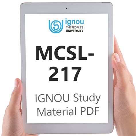 IGNOU MCSL 217 Study Material Textbook Download IGNOU Help Center