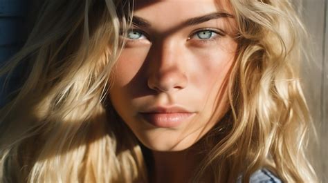 Premium Ai Image Portrait Of A Beautiful Super Model In A Stylish