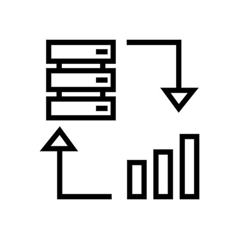 Premium Vector Data Transaction Vector Icon