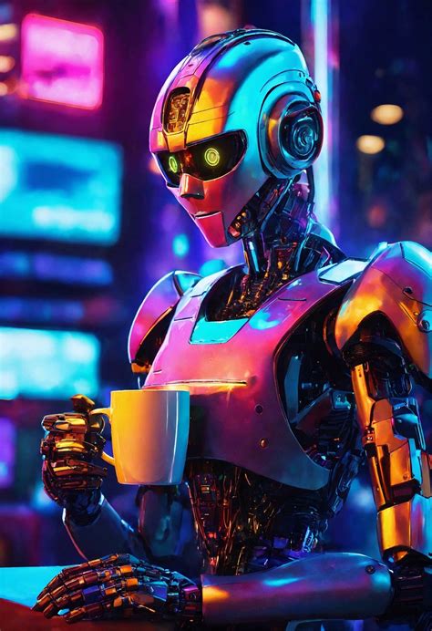 Download Ai Generated Coffee Robot Royalty Free Stock Illustration