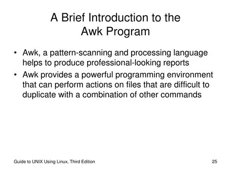 Ppt Introduction To Unix Ca263 File Processing Powerpoint