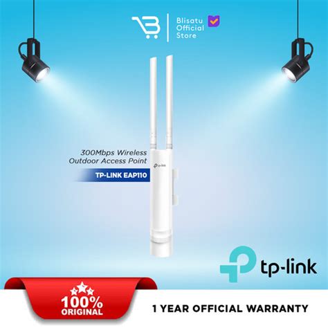 Promo Tp Link EAP110 Outdoor 300Mbps Wireless N Outdoor Access Point Indoor Jakarta Pusat