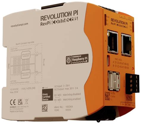 Revolution Pi By Kunbus Revpi Connect S 16 Gb Pr100363 Plc Add On