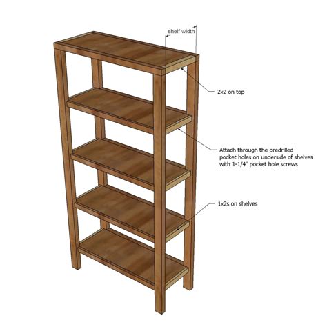 Henry Bookshelf Ana White