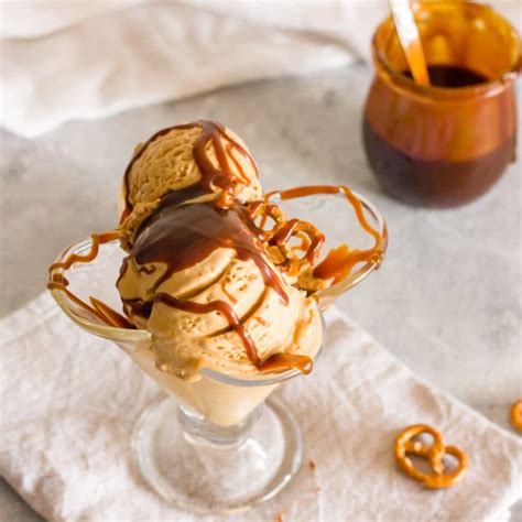 Salted Caramel Pretzel Ice Cream No Churn Pastry Wishes