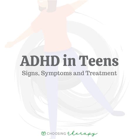 Symptoms Of Adhd In Teens