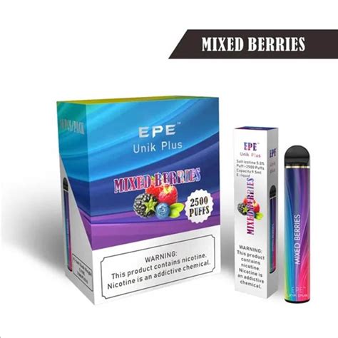 China Customized Epe Unik Plus 2500 Puff Manufacturers Factory