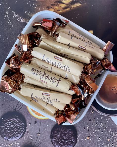 Шоколадные конфеты Roshen Konafetto nero с нежным шоколадно-ореховым ...