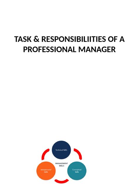 Task And Responsibilities Pdf