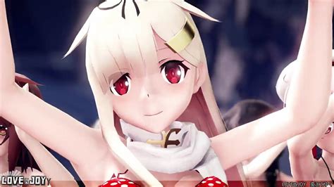 【mmd艦これ】白露型でlove And Joy 水着ver 歌詞つき Youtube