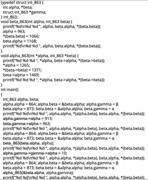 Solved Typedef Struct Int 863 Int Alpha Beta Struct Chegg