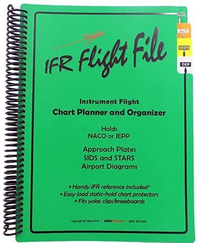 IFR Flight File Instrument Flight Chart Planner And Organizer For