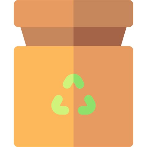 Eco Packaging Basic Rounded Flat Icon