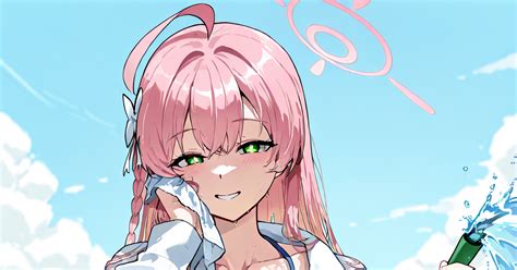 浦和ハナコ 浦和花子（泳装） 赤光のイラスト Pixiv