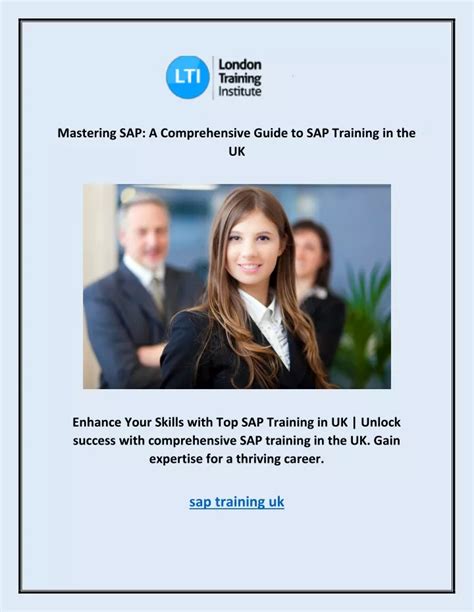 ppt mastering sap a comprehensive guide to sap training in the uk