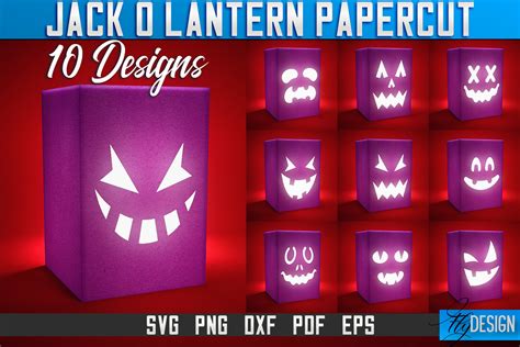 Jack O Lantern Papercut Svg Halloween Graphic By Flydesignsvg