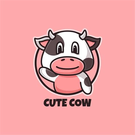 Premium Vector Cute Cow Vector Illustration