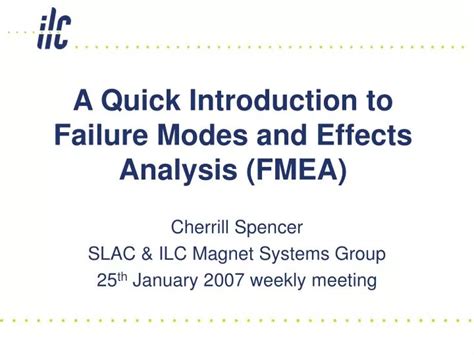 PPT A Quick Introduction To Failure Modes And Effects Analysis FMEA PowerPoint Presentation