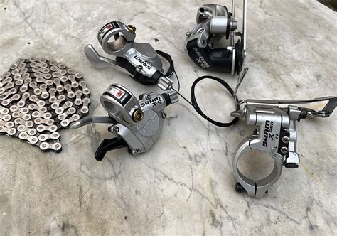 SRAM Einzel Gruppe X9 Schaltgruppe 3x9 Schaltwerk Trigger Umwerfer