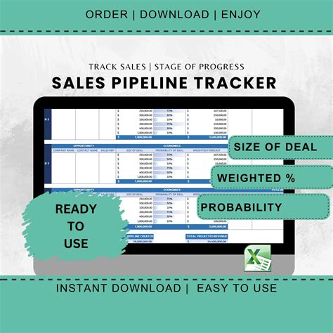 Sales Pipeline Tracker Crm Template Client Pipeline Planning Excel