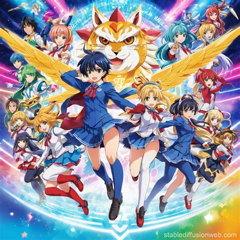 School 55th Anniversary Mascot Toy Stable Diffusion Online