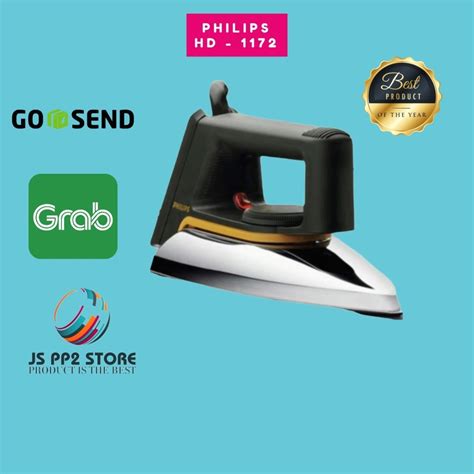 Jual Setrika Listrik Dry Iron Philips HD 1172 Strika Kering Setrikaan