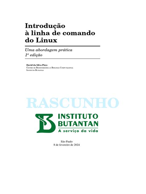 Introdução Ao Linux Pdf Interface De Linha De Comando Interfaces