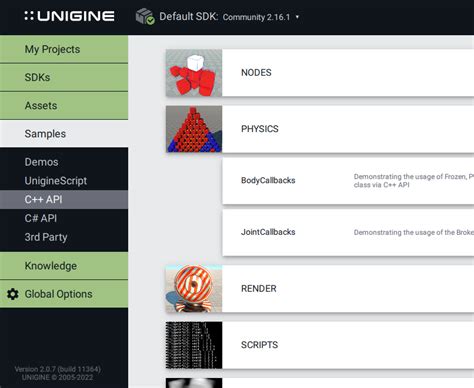 jointparticles physics navigation and path finding unigine