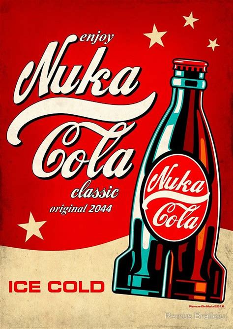 Nuka Cola Photographic Print By Remus Brailoiu Popart Ad Poster