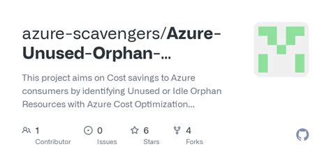 github azure scavengers azure unused orphan costoptimization this