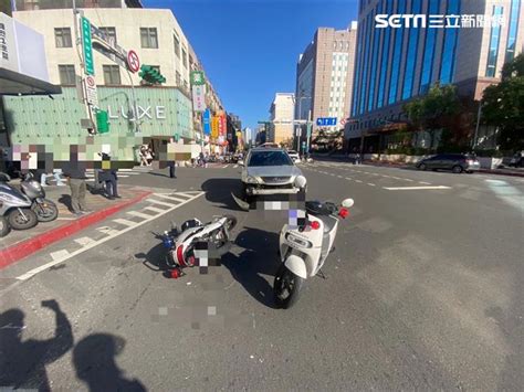 頭部及四肢受傷！騎車鳴警笛衝現場 信義警遭撞飛送醫搶救