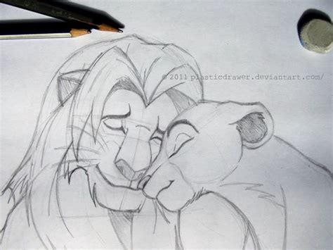 Lion King Love Drawings