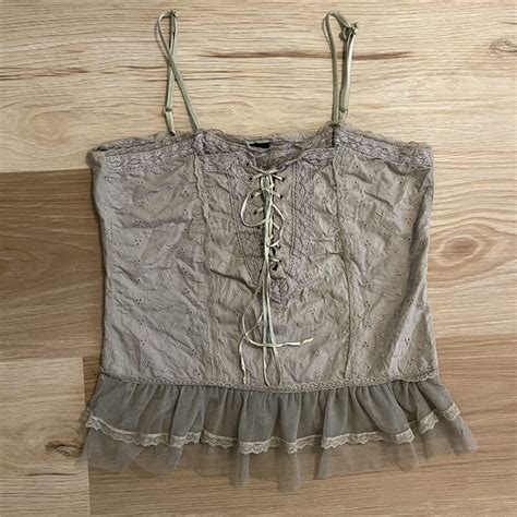 Xingqing Y2k Vintage Women Fairy Grunge Crop Tops Grandado