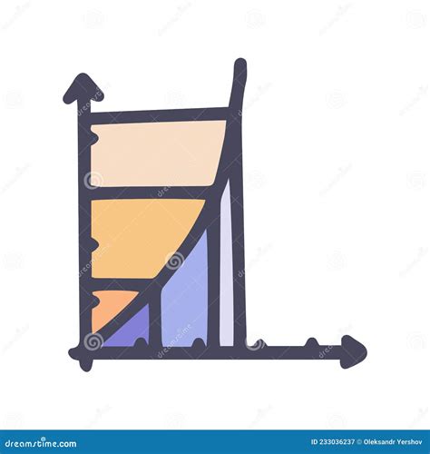 Exponential Chart Color Vector Doodle Simple Icon