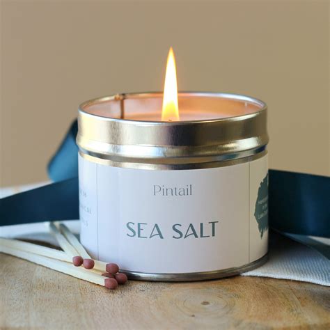 Sea Salt Classic Tin Candle Pintail Candles Ltd