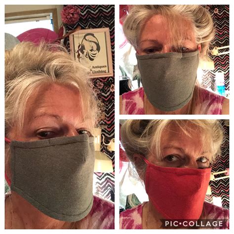 Buy Reusable Face Mask Reversible Cotton T Shirt Face Mask Flat Wire Nose Bridge Washable