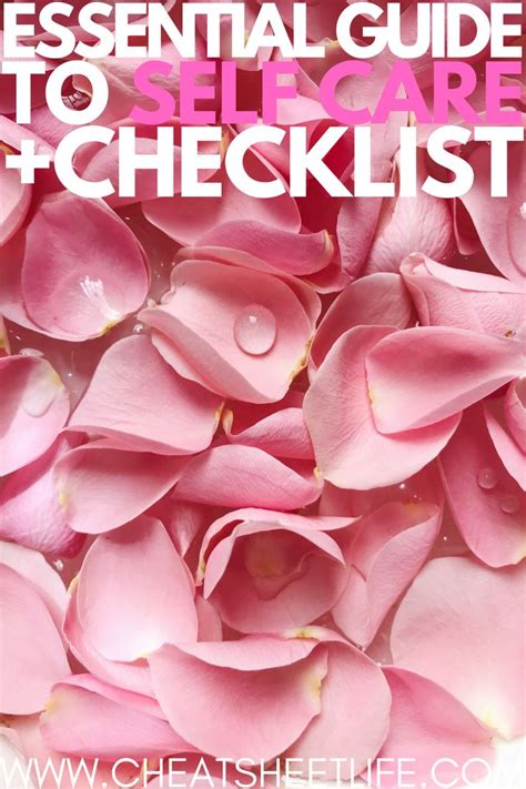 Essential Guide To Self Care Activity Checklist Self Care Self