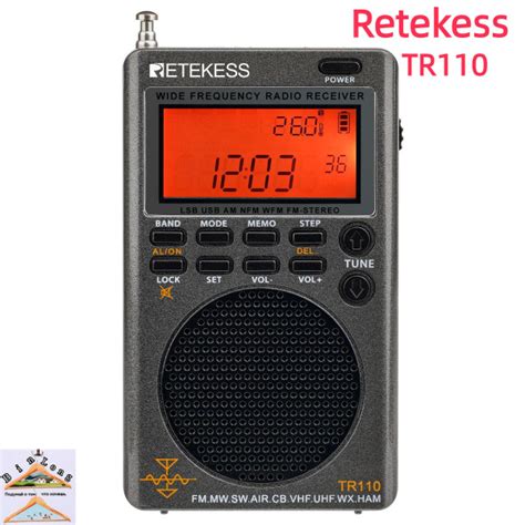 Портативный полнодиапазонный цифровой мини-радиоприемник RETEKESS-TR110 ...