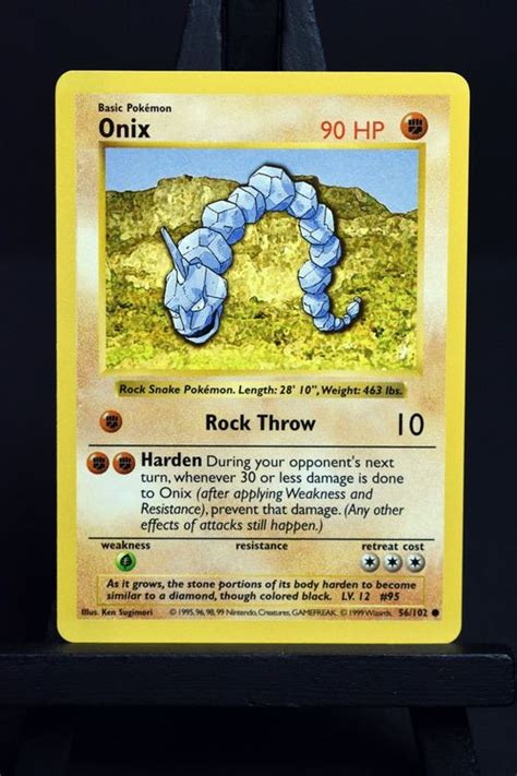 Pokémon Onix Base Set SHADOWLESS Kaufen auf Ricardo