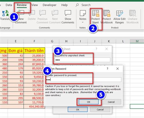 Hướng dẫn chi tiết cách đặt mật khẩu để ngăn chặn chỉnh sửa file Excel