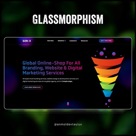 Glassmorphism Dashboard Concept Anmoldevta Medium