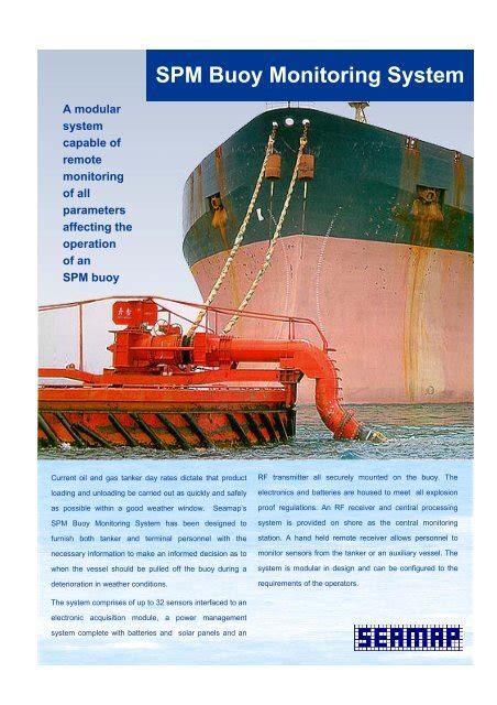 Spm Buoy Monitoring System Seamap Spm Buoy Monitoring System Seamap