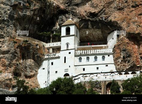 The Monastery Manastir Ostrog South Of Niksic In Montenegro In The