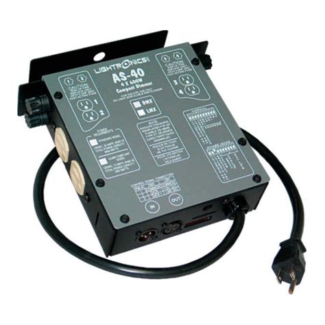 Lightronics As40l Owners Manual Pdf Download Manualslib