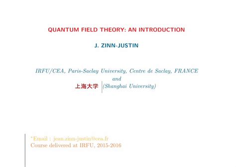 pdf introduction to quantum field theory dokumen tips